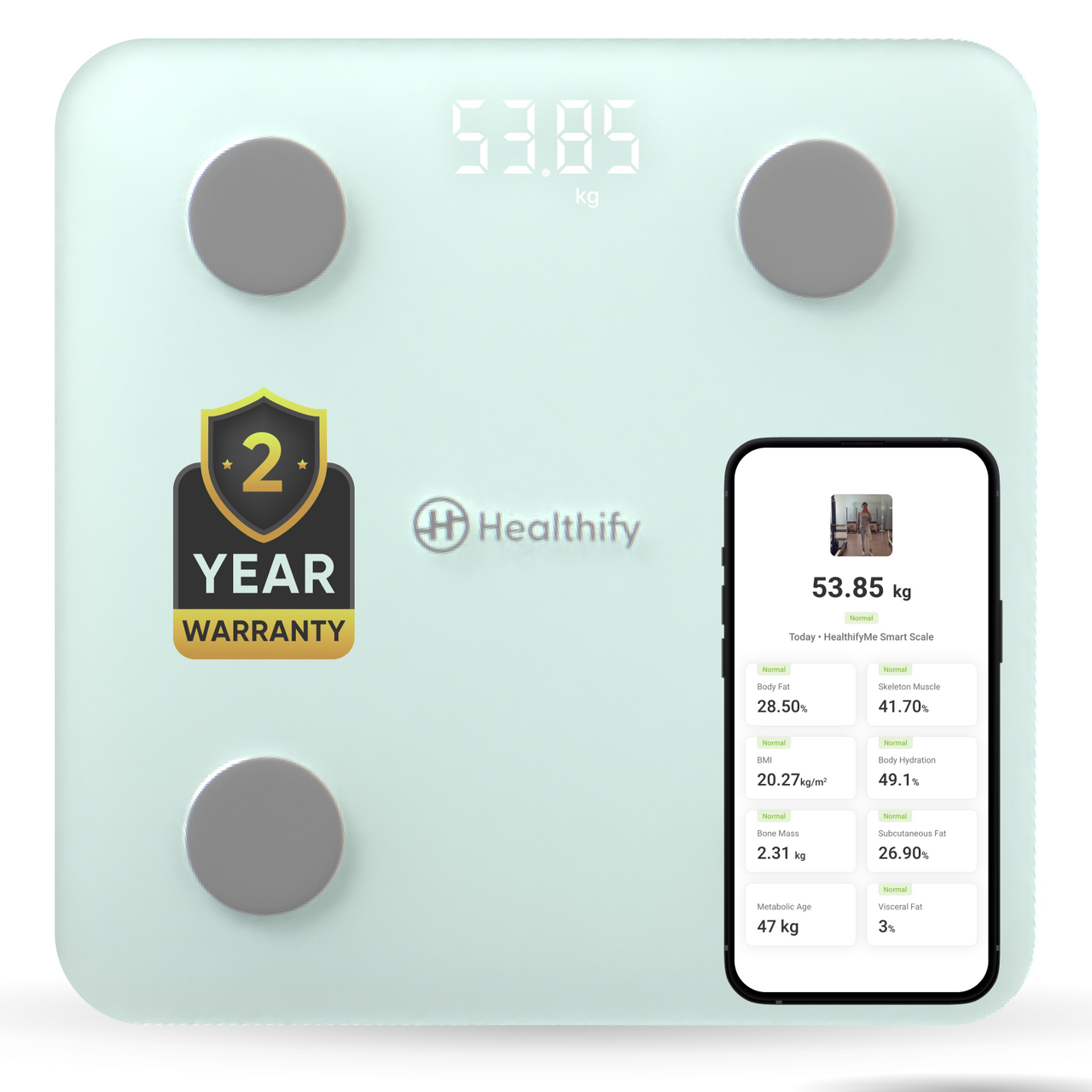 Smart Scale-Green | HealthifyStore