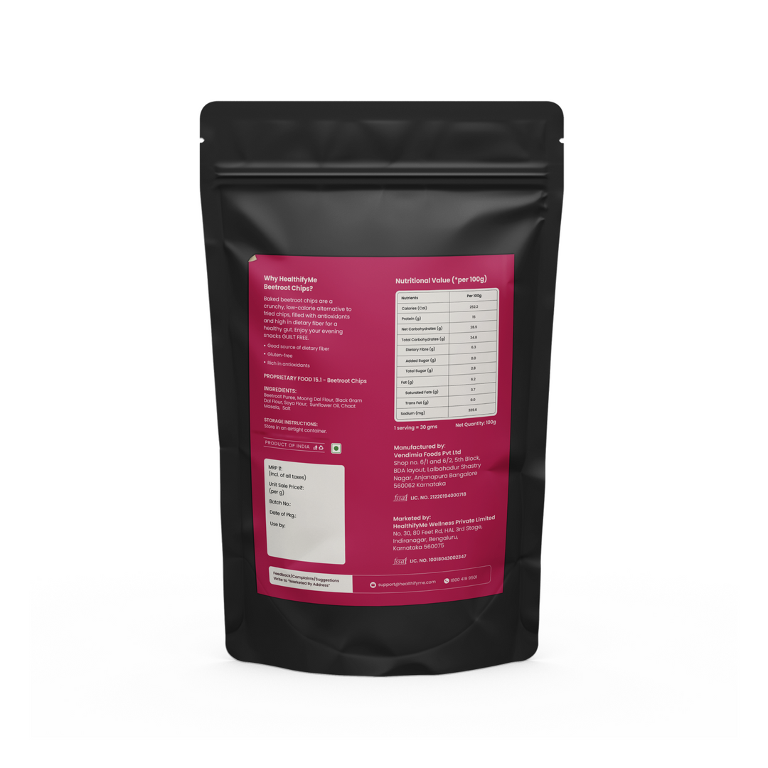 Beetroot Chips - Lip smacking, crispy and nutritious baked chips ...