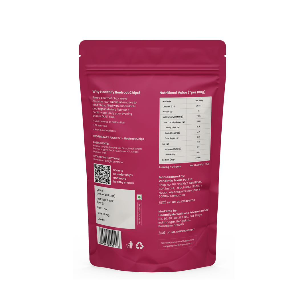 Beetroot Chips - Lip smacking, crispy and nutritious baked chips ...