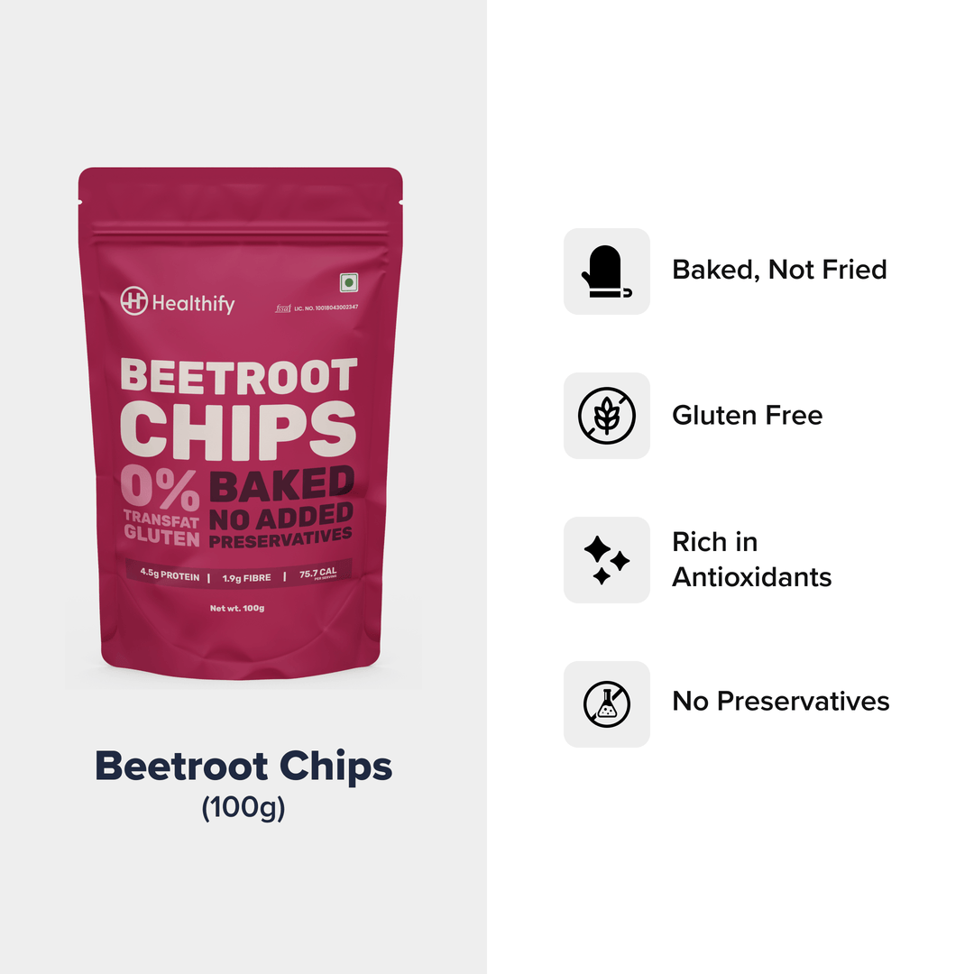 Beetroot Chips - Lip smacking, crispy and nutritious baked chips ...