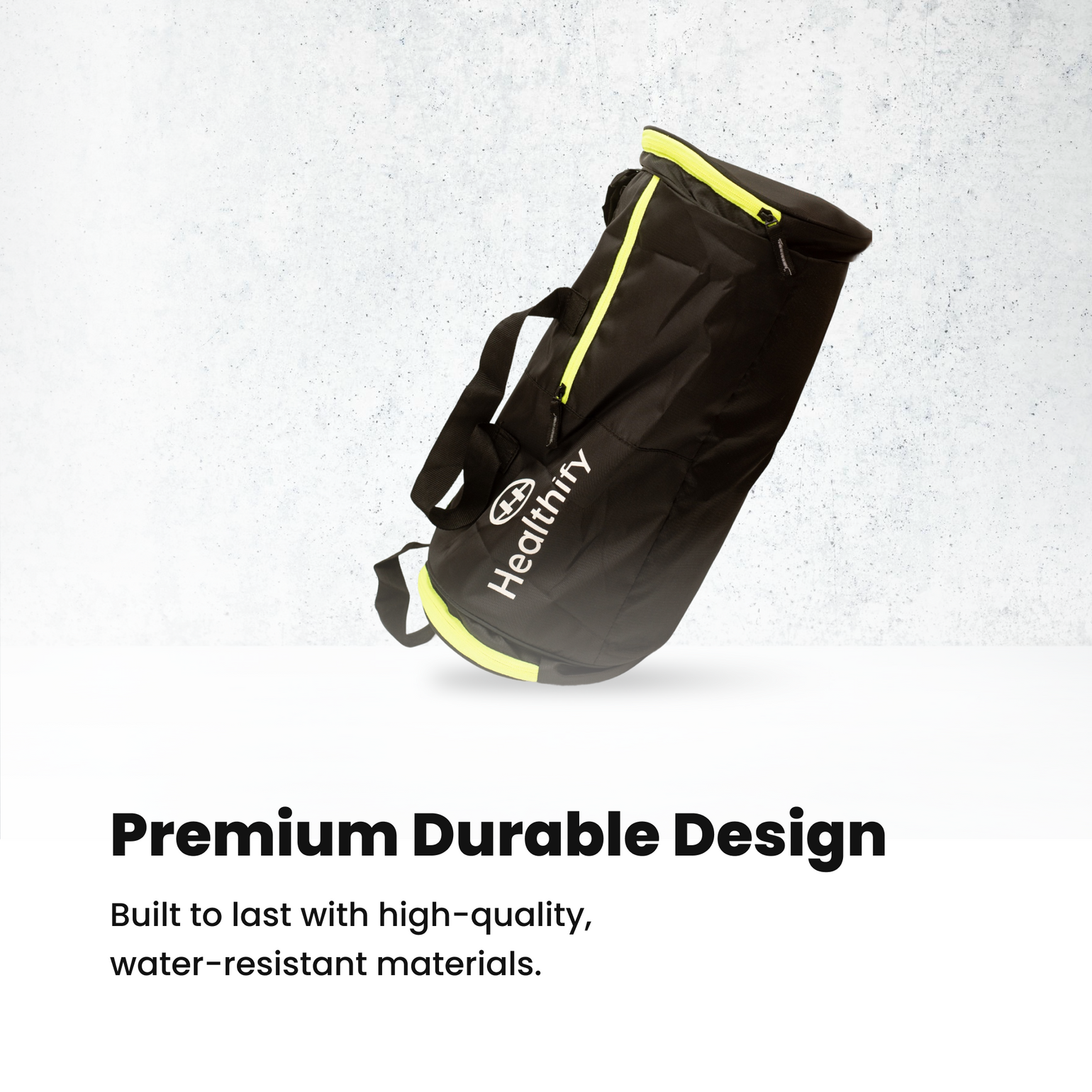 Healthify Gym Bag - Multipurpose, Lightweight, Water-Resistant with ...