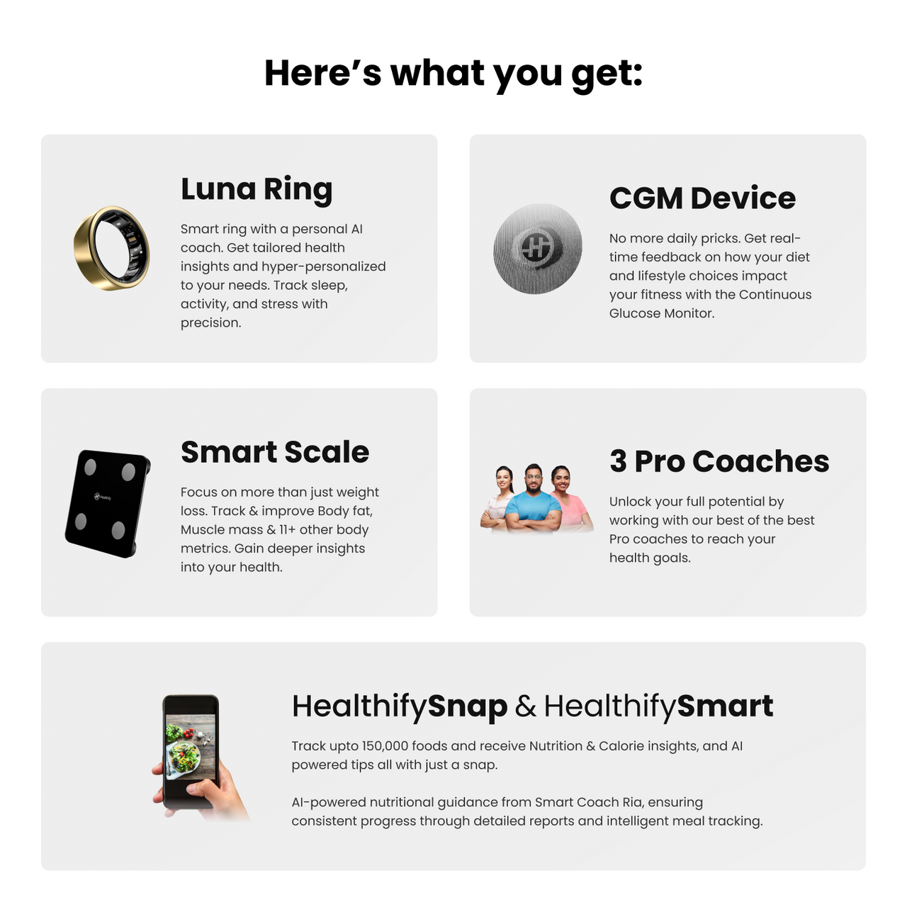 Healthify Pro MAX - LUNA Plan | HealthifyStore