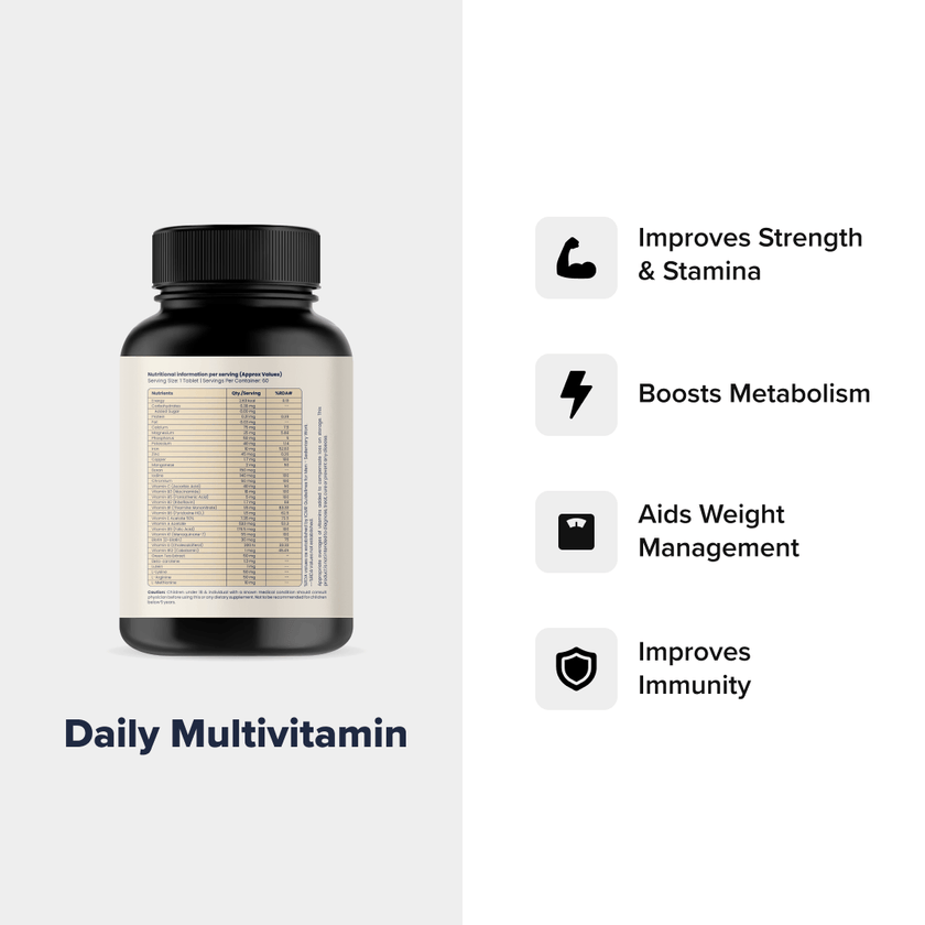 Daily Multivitamins - 30 Vital Nutrients | HealthifyStore