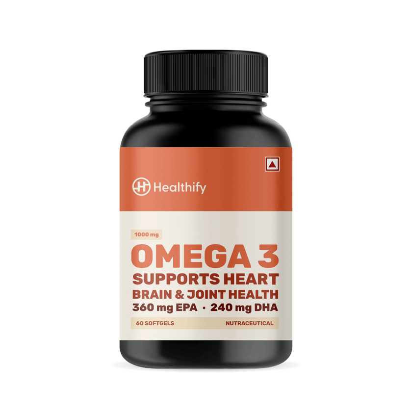 Healthify Omega 3 Fish Oil Capsules (1000 mg) – HealthifyStore