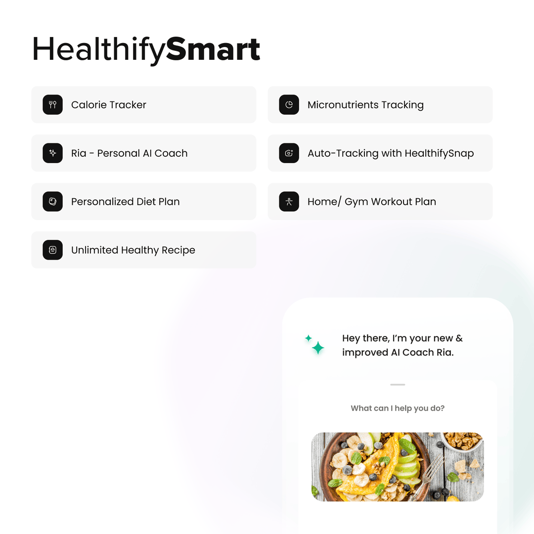 Healthify Smart CGM Plan with Free Smart Plan (1mo)