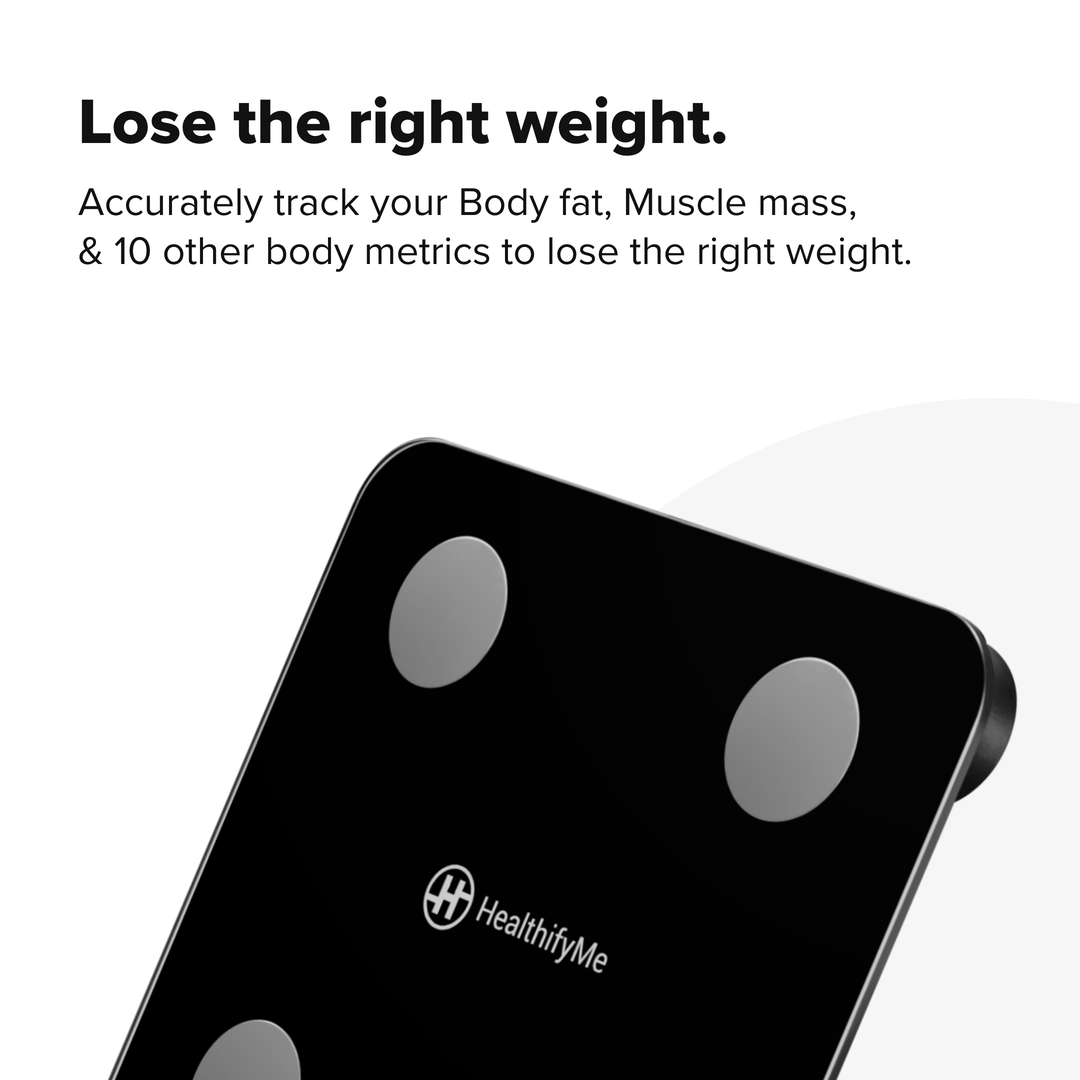 HealthifyMe Smart Scale | Track 11+ Key Body Metrics | 1 Month ...